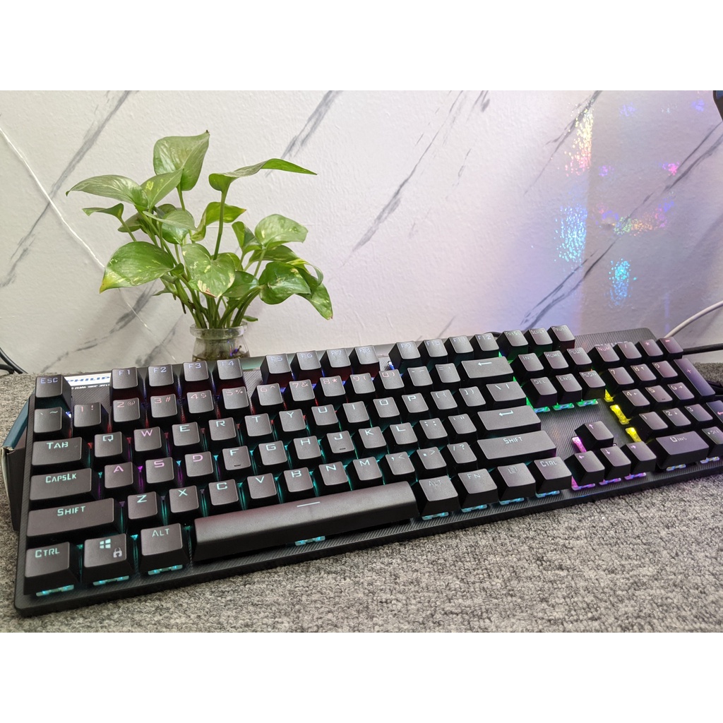 Philips SPK 8404 LED RGB Blue Switch Mechanical Keyboard | Shopee Malaysia
