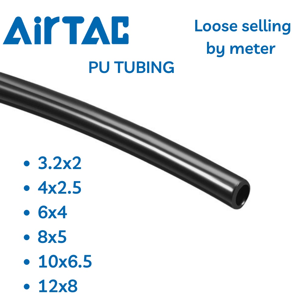 [READY STOCK] ORIGINAL AIRTAC PU Tubing Pneumatic PU PIPE HOSE TUBING OD3.2MM 4MM 6MM 8MM 10MM ...