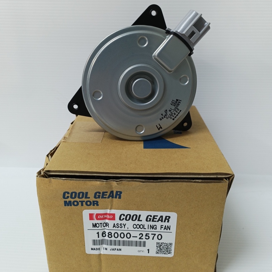 DENSO Radiator Fan Motor 168000-2570 ( ALTIS / VIOS NCP93 / ESTIMA ...