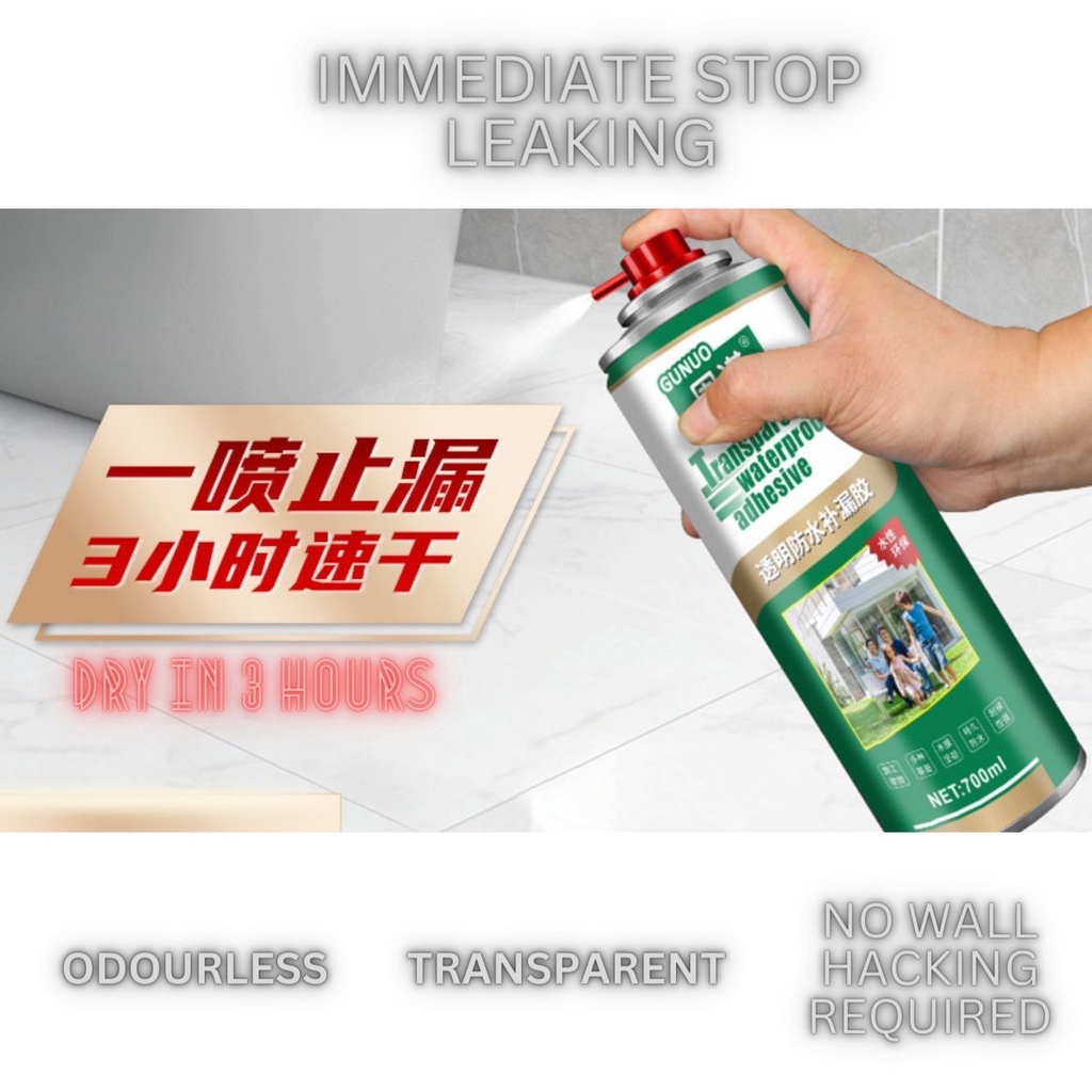 Leakage Sealant Spray Waterproof Leak Seal Repair Spray Cracks Repair ...