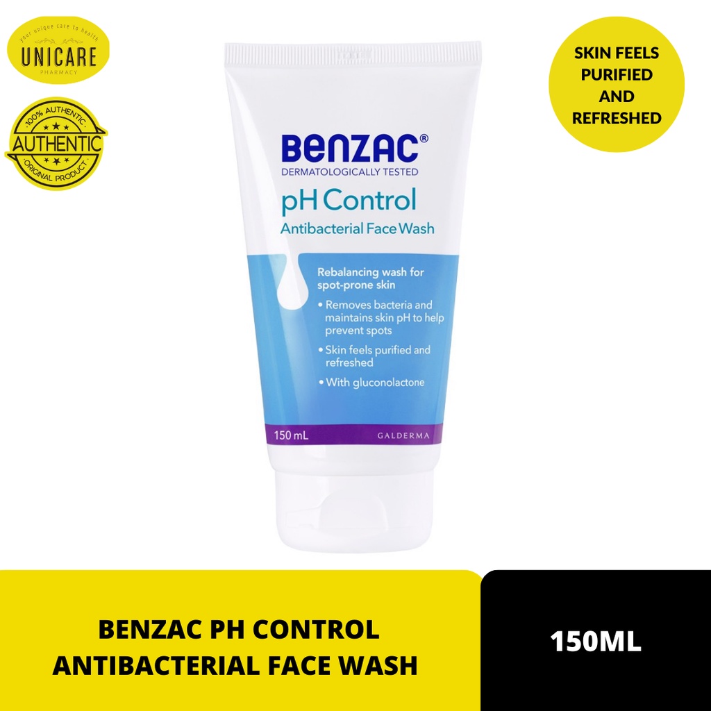 BENZAC PH CONTROL ANTIBACTERIAL FACE WASH 150ML | Shopee Malaysia