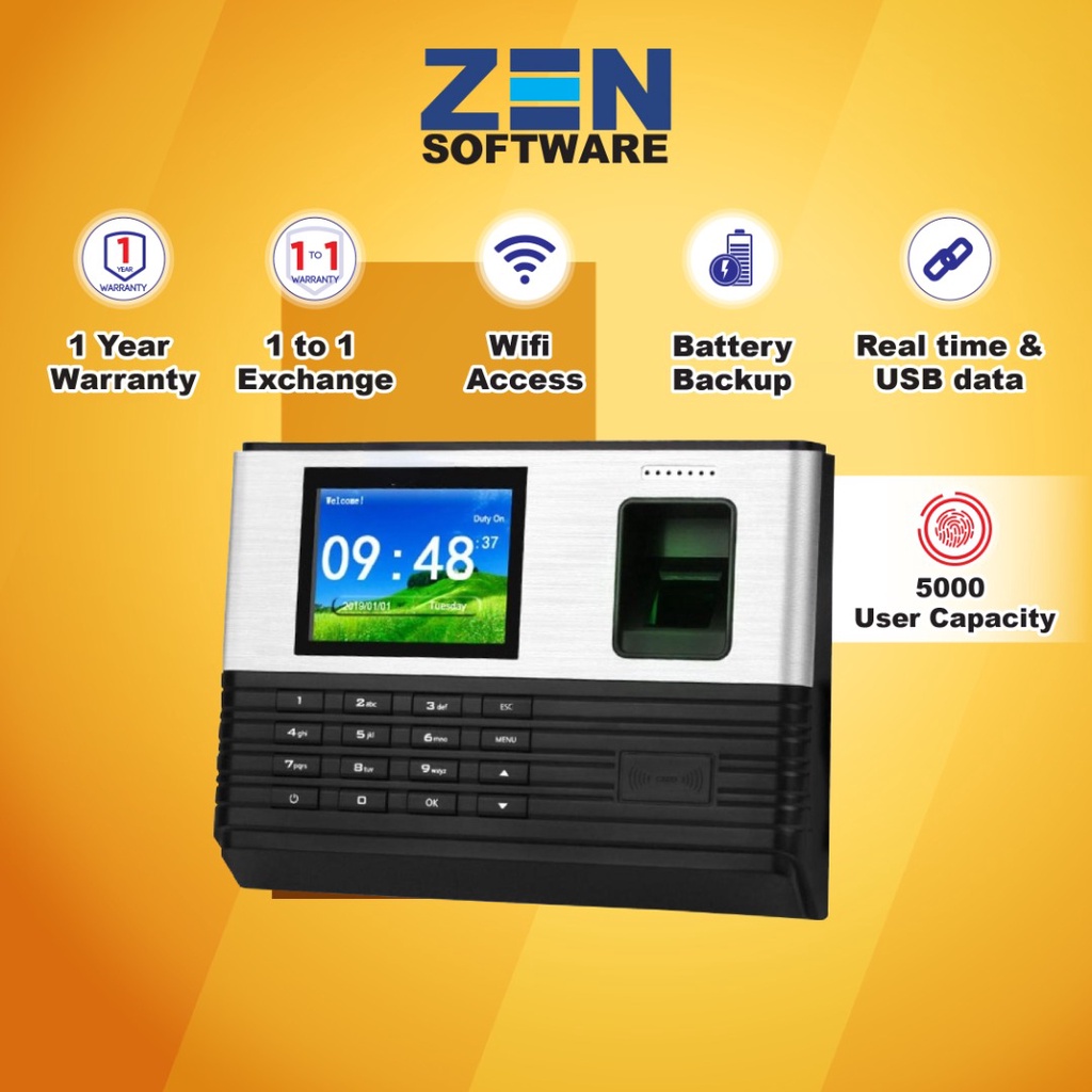 Realand Fingerprint Attendance / Time Attendance Machine/ Door Access ...