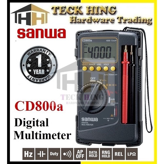 SANWA CD800a Digital Multimeter (JAPAN) | Shopee Malaysia