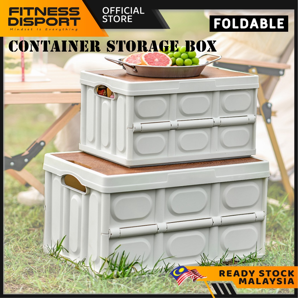 Foldable Storage Box Camping Outdoor Waterproof Container Home Car ...