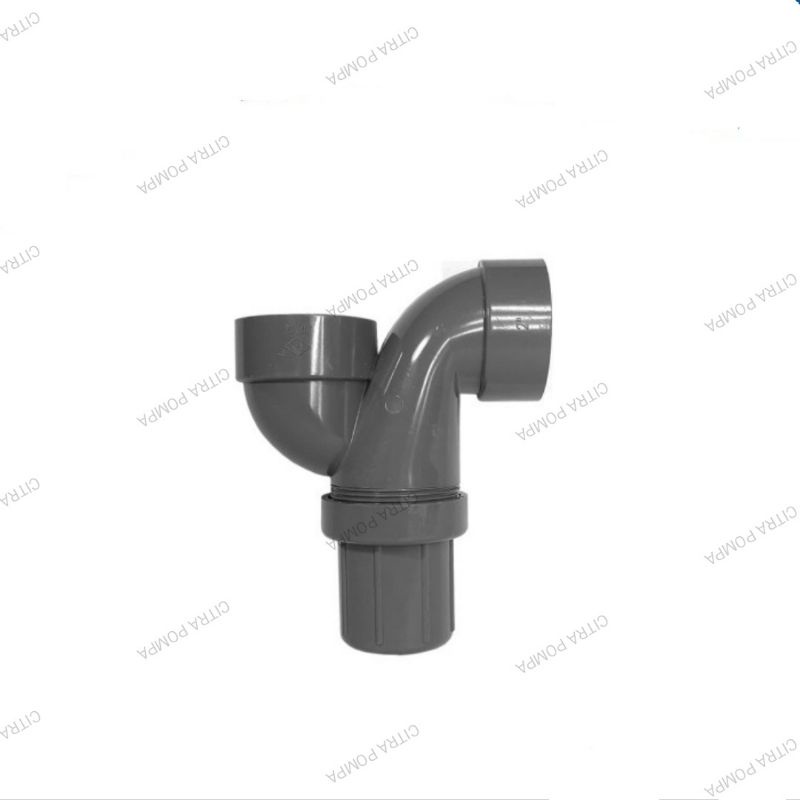 RUCIKA P-TRAP 2" inch D pvc pipe connection | Shopee Malaysia