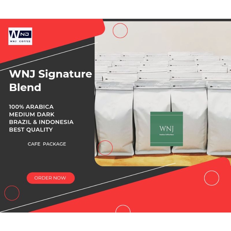 WNJ Signature Blend 100%Arabica Coffee Bean Bundle pack 4kg & 10kg ...