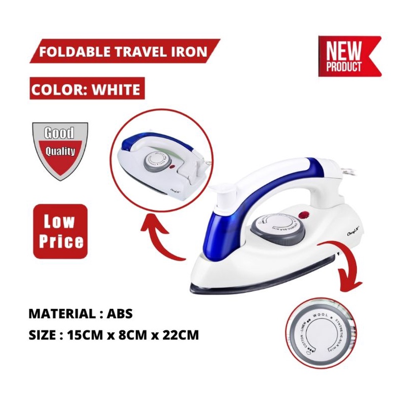 FOLDABLE Travel Iron (ready stock 🔥) | Shopee Malaysia