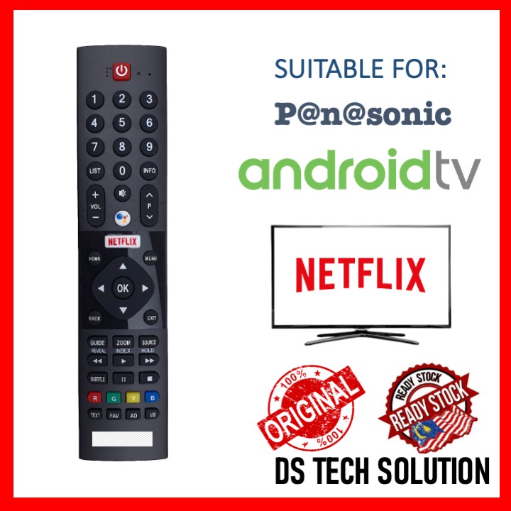 ORIGINAL P@N@SONIC SMART & ANDROID TV REMOTE CONTROL [M'SIA STOCK ...