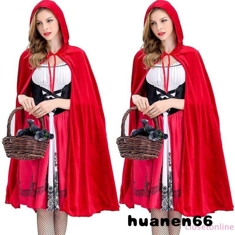 Little Red Riding Hood Halloween Costume Adult Cosplay Party QUOI ...