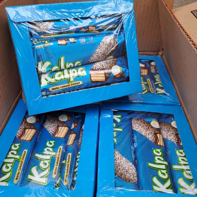 Kalpa Chocolate Coconut Wafer box 12 pcs | Shopee Malaysia
