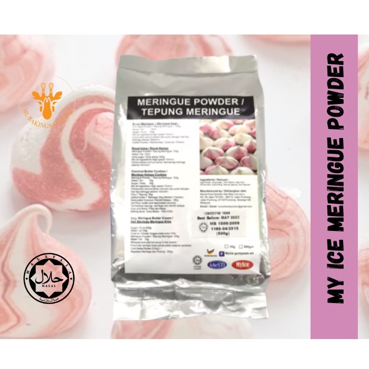 [READY STOCK] MYICE Meringue Powder Royal Icing Powder 500g | Shopee ...