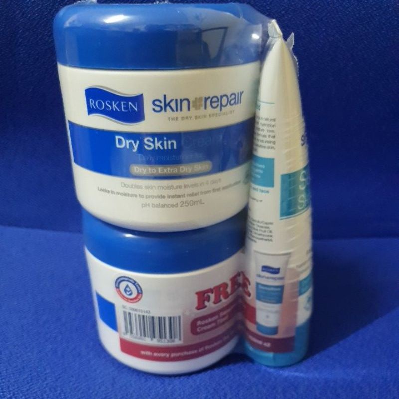 Rosken Skin Repair Dry Skin Cream 2x250ml Foc Rosken Skin Repair Dry ...