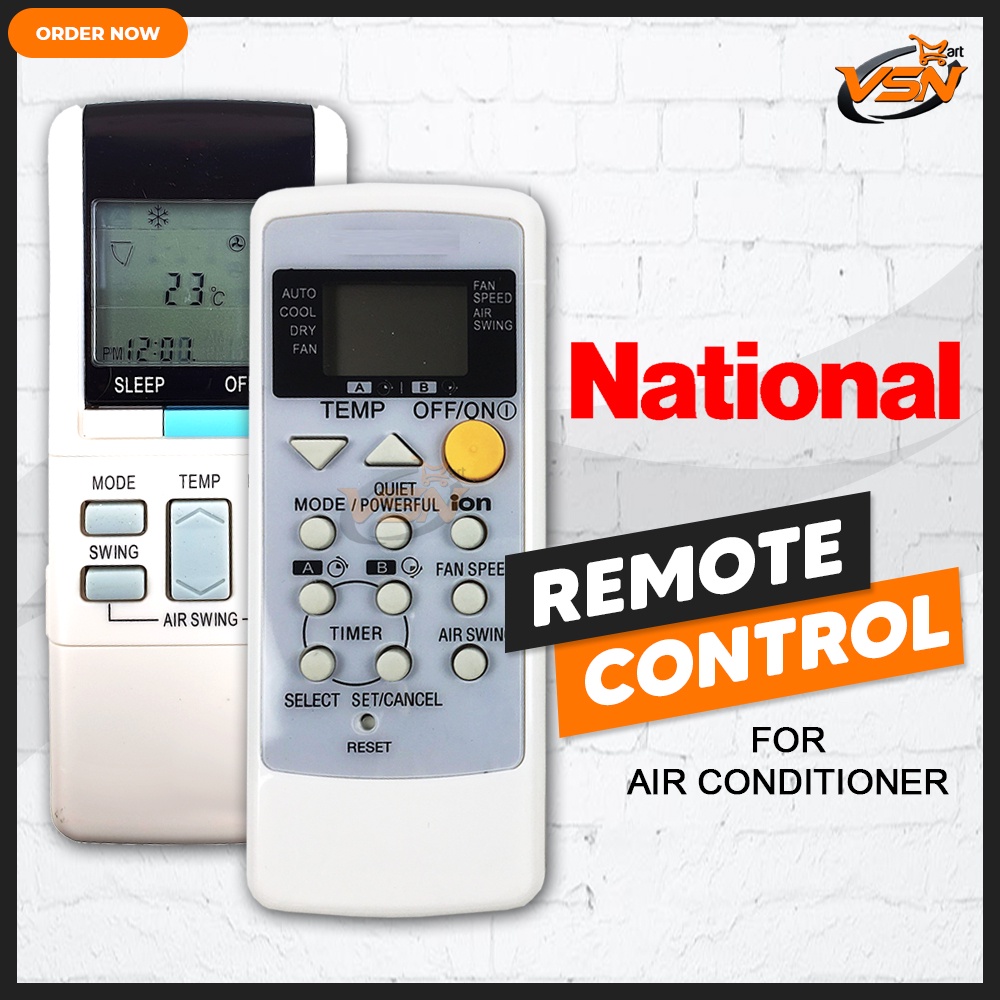 [VSNMART] National Panasonic ION Aircond Air Cond Remote Control ...
