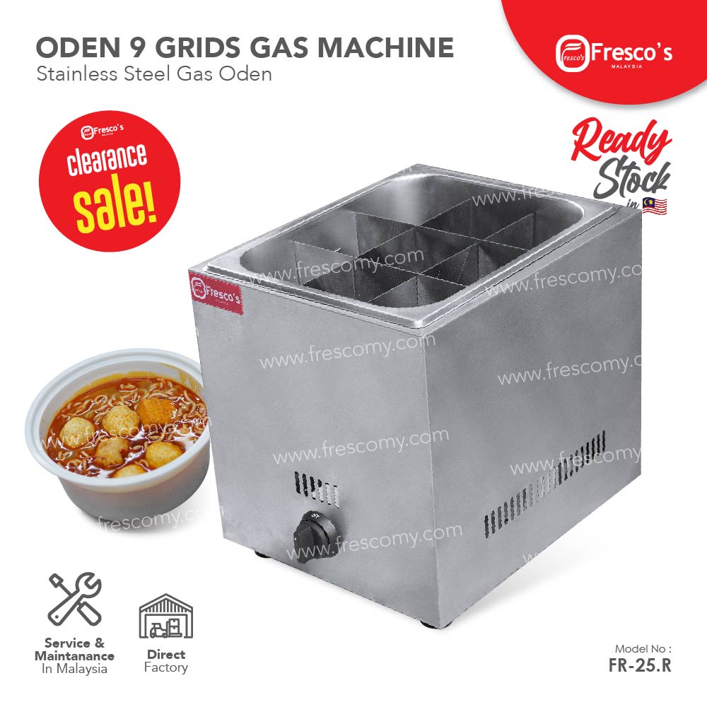 [CLEARANCE] Fresco Gas Oden 9 Grids Oden Machine Mesin Oden 9 Grids ...