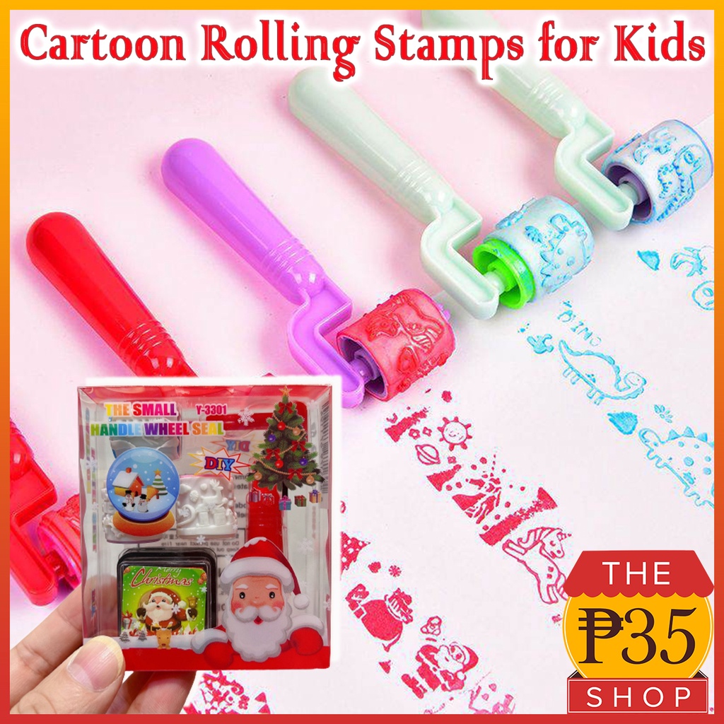 Children Cartoon Rolling Stamps/ Kids Children's Day School Birthday ...