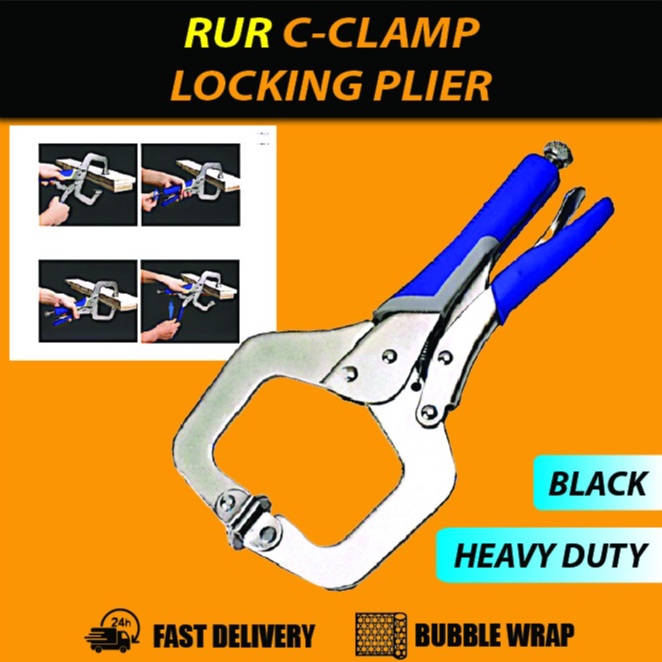 11" C Type Clamp Locking Plier / Jaw Locking Plier/ Vise Grip Heavy ...