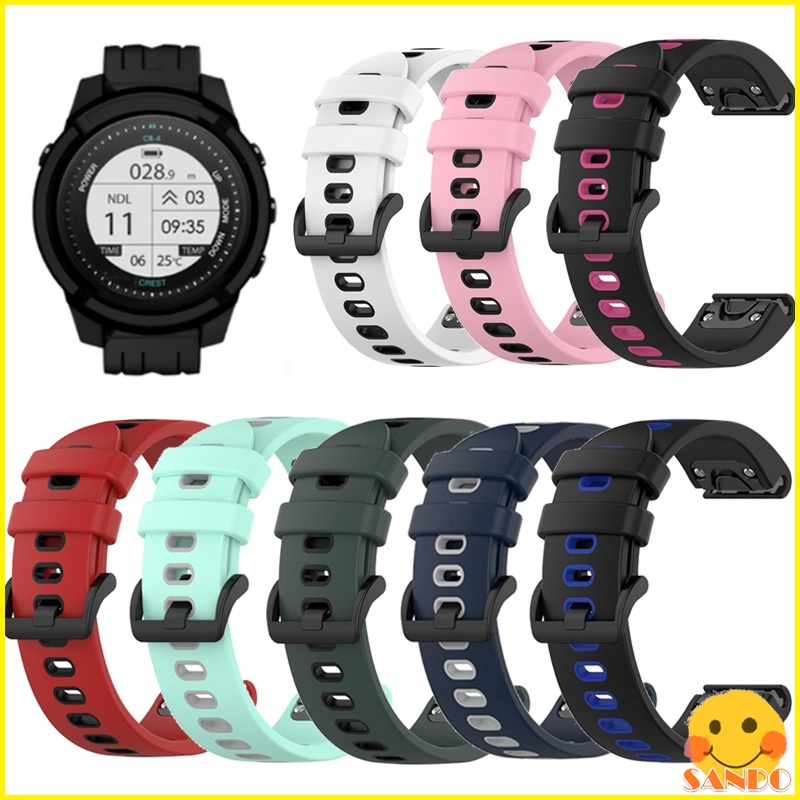 Crest CR-4 Dive Computer soft silicone strap replacement wristband ...