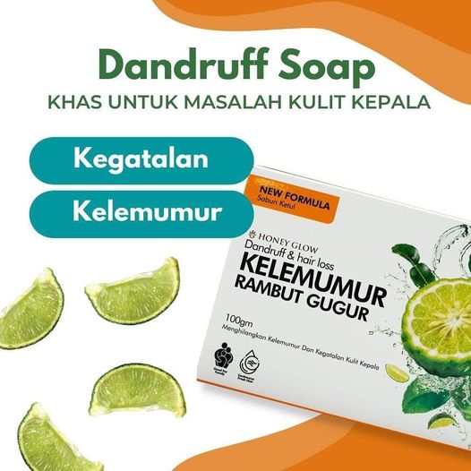 HONEYGLOW DANDRUFF & HAIR LOSS SOAP (only for SEMENANJUNG) | Shopee ...