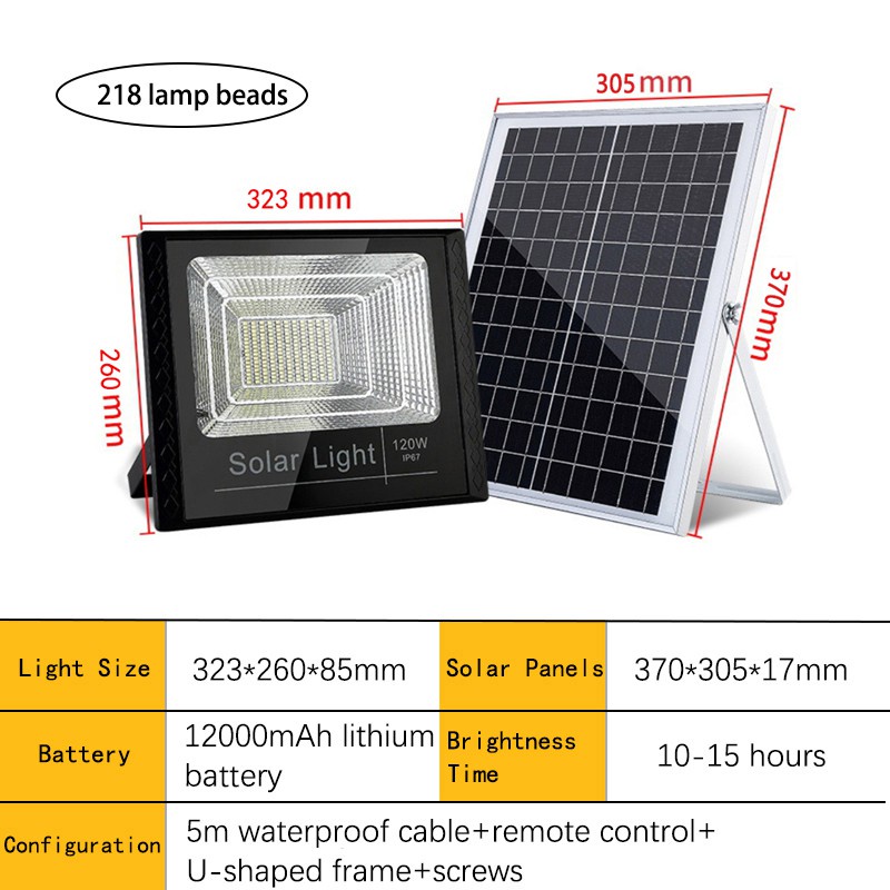 KEELAT KSL001 1200W Lampu Jalan Solar Street Sensor Lamp Solar Light ...