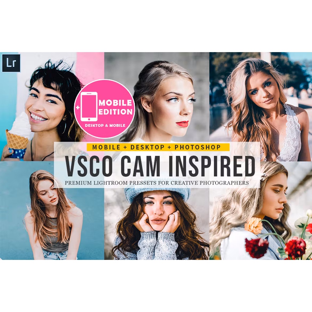 30 VSCO CAM Inspired Lightroom Presets // Desktop + Mobile Lightroom ...