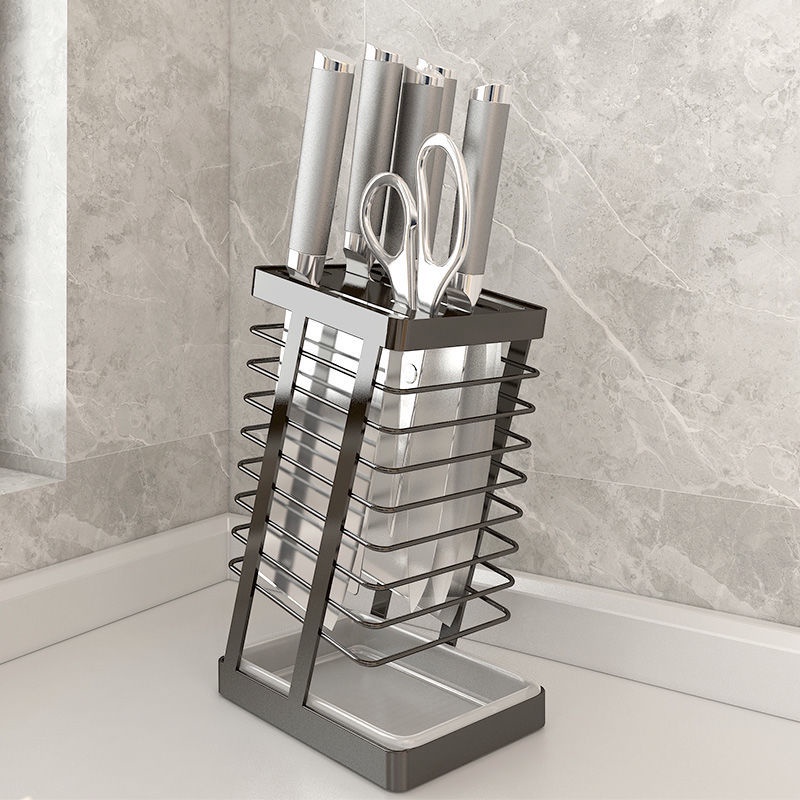 304 Stainless Steel Kitchen Knife Rack Kitchen Knife Rack Storage Rack ...