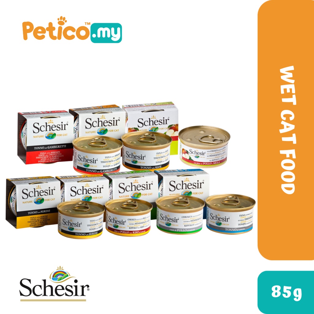 Schesir Cat 75g/85g Wet Canned Food (Chicken/Tuna) | Shopee Malaysia