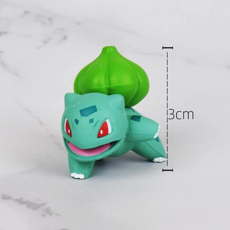 Anime Pokemon Figures Litten Action Figures Pikachu Figures Bulbasaur ...