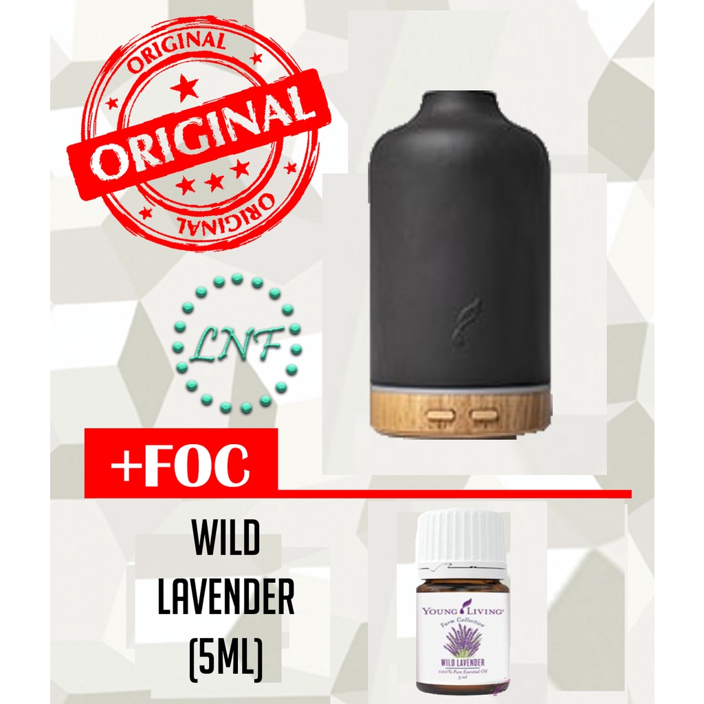 YL Young Living Ember Terracotta Ultrasonic Diffuser + Free Wild ...
