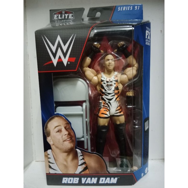 Mattel WWE Elite 91 Rob Van Dam RVD Wrestling Figure | Shopee Malaysia