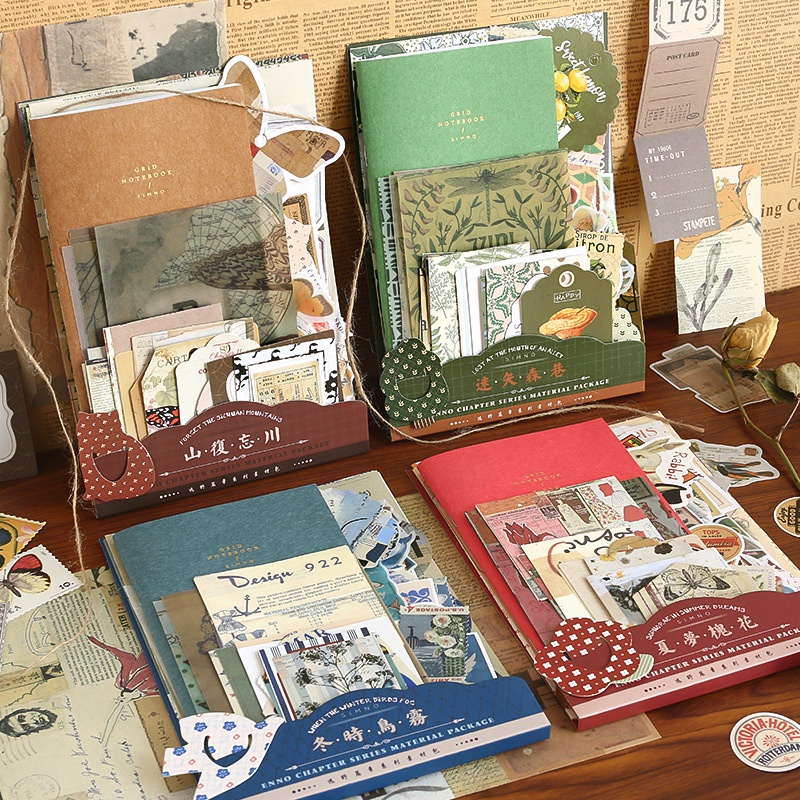 Journamm 86pcs/pack DIY Scrapbooking Pack Collage Junk Journal Decor ...