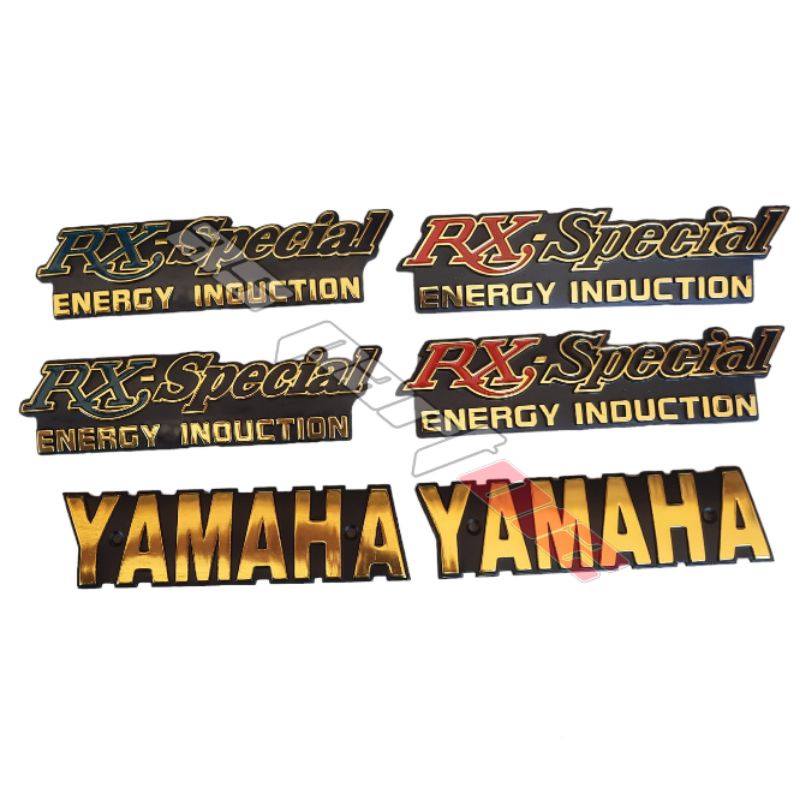 Special RX Embossed LOGO EMBLEM And Special YAMAHA RX Tank EMBLEM ...