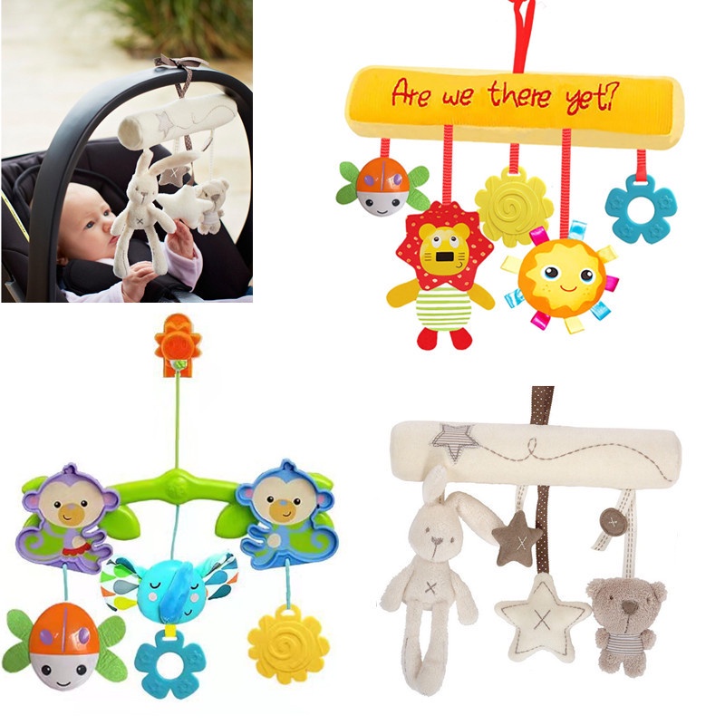 NEW SOFT PLUSH! Baby Hanging Toys Stroller Hanging Toys Car Seat ...