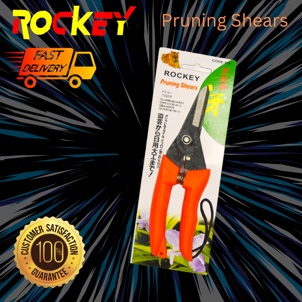 Rockey Pruning Shears Garden Tree Cutting / Plants Trimming / Gunting ...