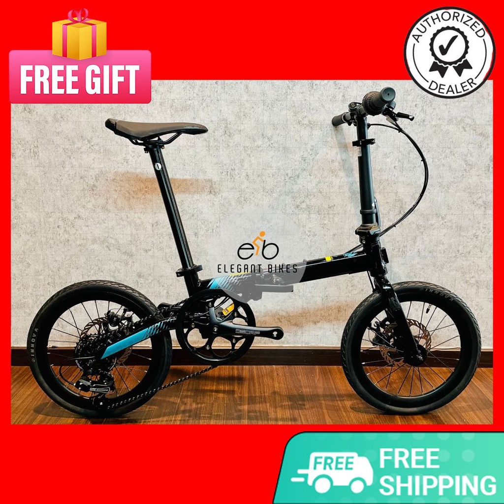 JAVA LAMPO X2 SHIMANO 7SP ALLOY FRAME 16" 349 FOLDING BIKE BICYCLE ...