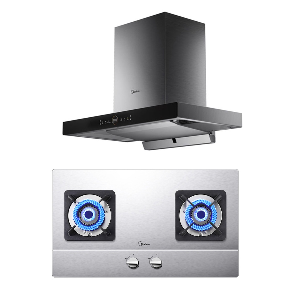 Midea Hud + Dapur - Built-in Gas Hob MGH-8216SS / MGH-76Q60B + Midea ...