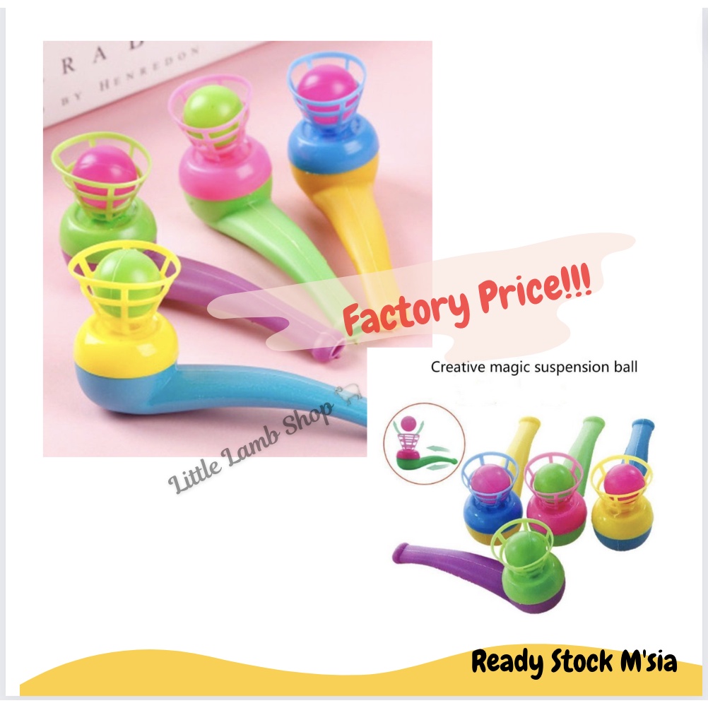 Floating Blow Ball/ Tube Toy/ Classic Traditional Plastic Suspension ...