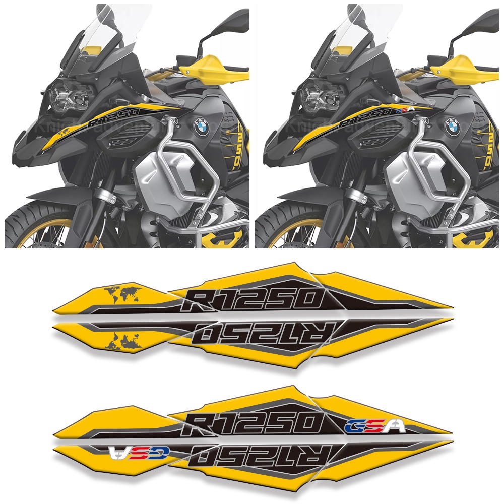 Motorcycle Front Fairing Sticker Protector Number Board Moto Engine ...