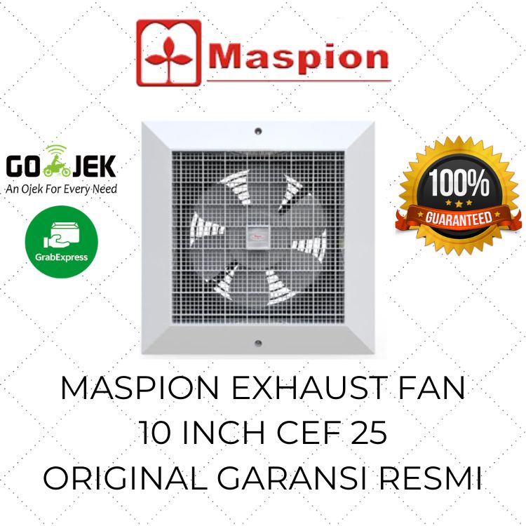 Maspion Exhaust Ceiling Fan 10inch CEF 25/Ceiling Ceiling Fan/Roof ...