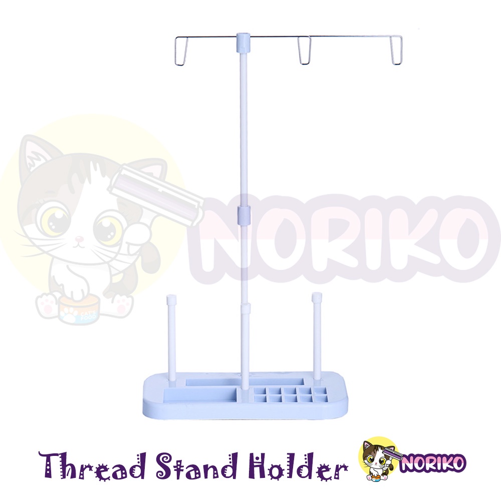3 Spool Thread Stand Holder Embroidery Quilting Rack Sew Home Sewing ...