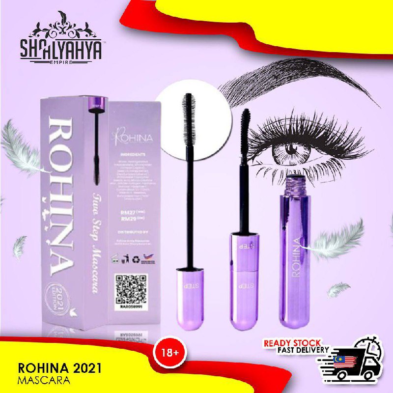 ROHINA Mascara Viral Original 2021 Edition | Shopee Malaysia
