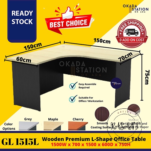 [Meja Belajar / Study Table Desk / Meja Study / Office Desk / Meja Kayu ...