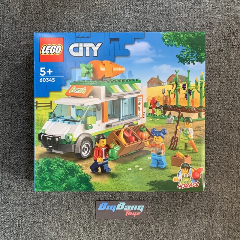 LEGO City 60345 Farmers Market Van (In-Stock) New MISB | Shopee Malaysia