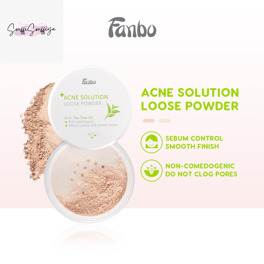 Bedak Compact | FANBO Acne Solution Loose Powder | | Shopee Malaysia