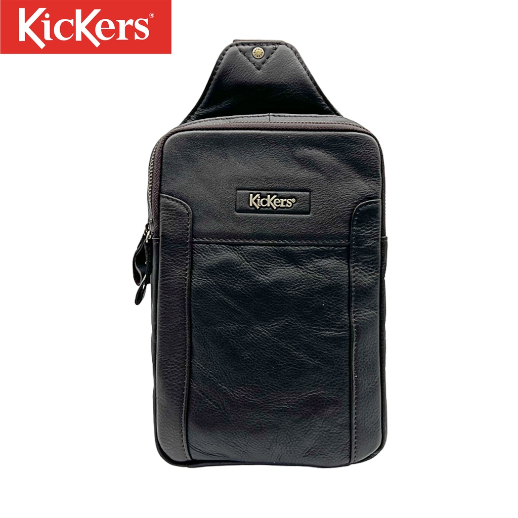 Kickers Genuine Leather Crossbody & Hiking Bag #KIC-S-78482 | Shopee ...