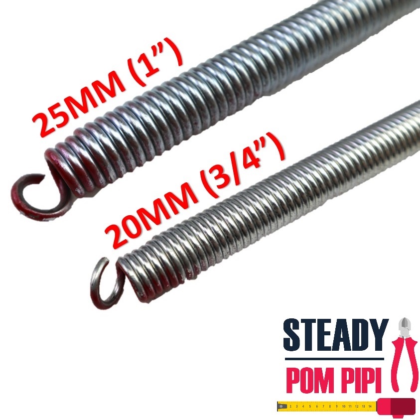 20MM (3/4") 25MM (1") PVC CONDUIT PIPE BENDER / PVC PIPE SPRING BENDER ...