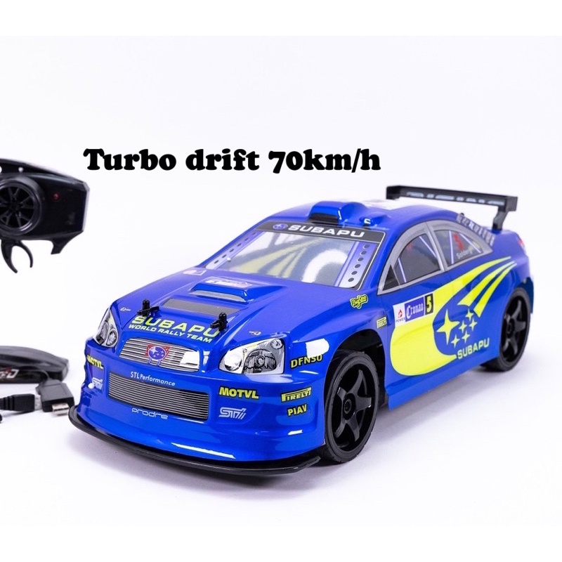 TURBO 4WD RC Car DRIFT 2.4g 9v scale 1.10 70km/h big saiz turbo remote ...