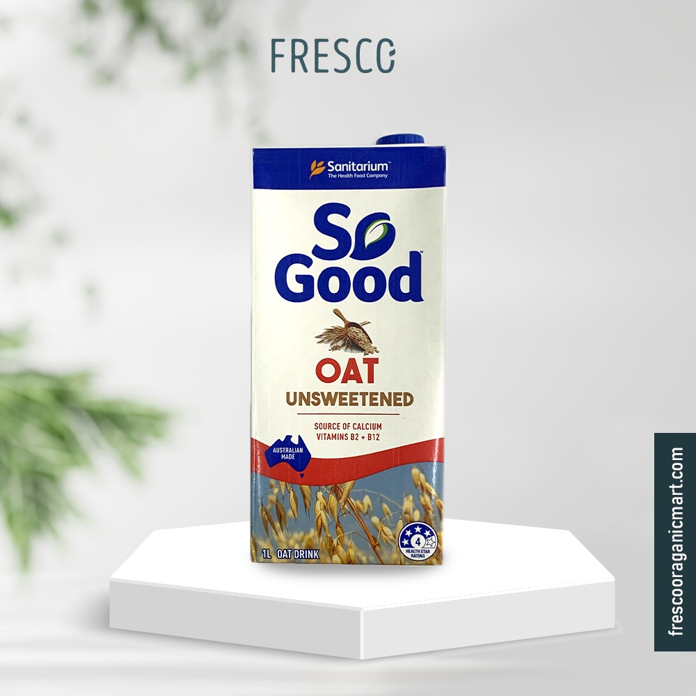 Sanitarium So Good Oat Milk (Unsweetened) - 1L (exp: March 2024 ...