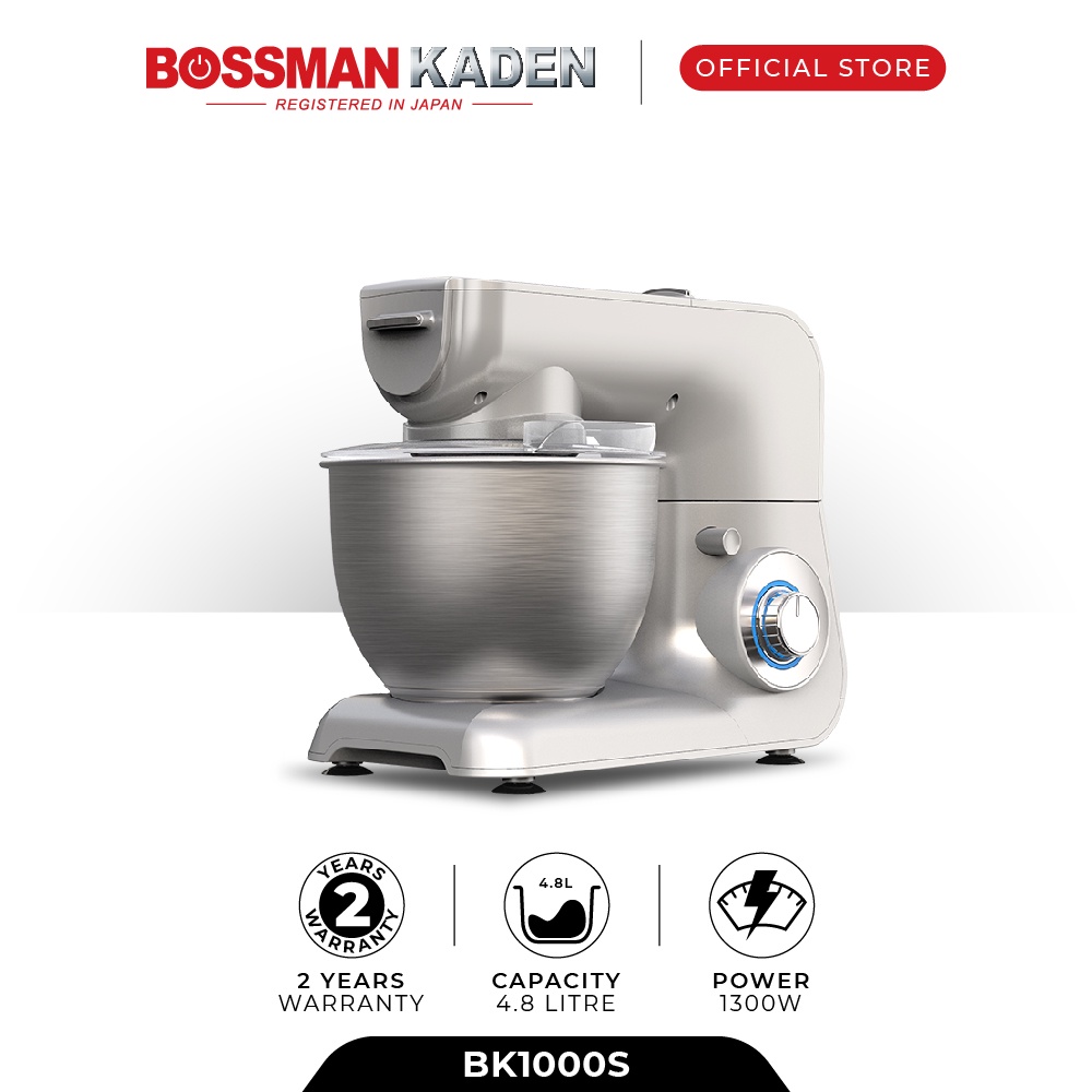 Bossman Kaden Stand Mixer Sutandomikisa Series (4.8L) BK1000S | Shopee ...