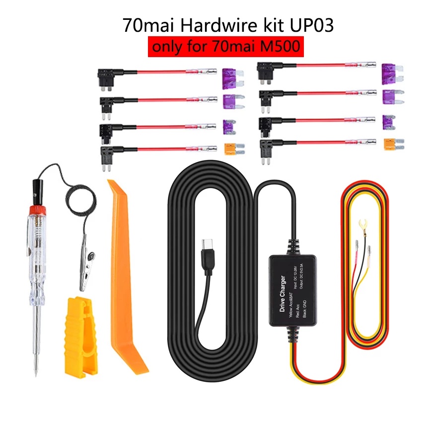 Type-c For M500 A200 A510 A810 M310 Type C 70Mai Hardwire Kit Parking ...