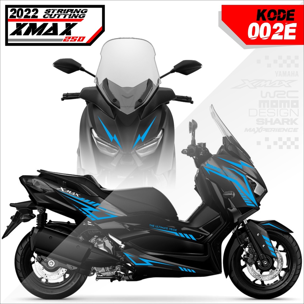 Striping Sticker cutting Yamaha XMAX 250 ALL YAMAHA XMAX 250 code 002 ...